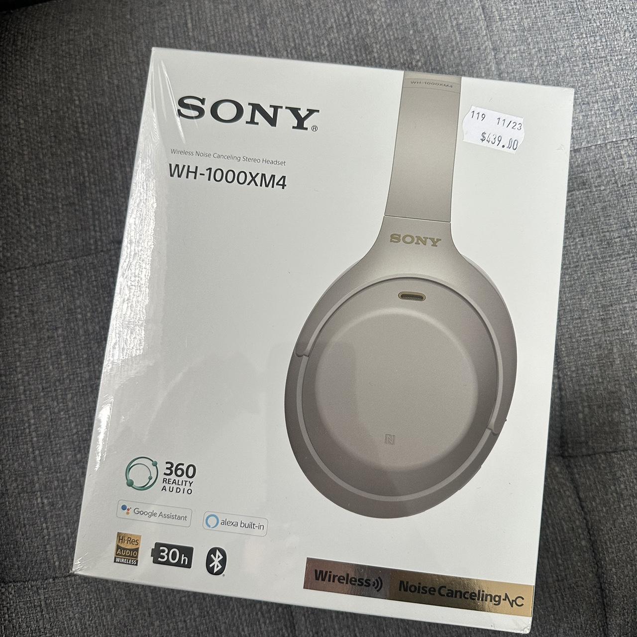 Sony wh-1000xm4 headphones sealed in box. Gift RRP 439 - Depop