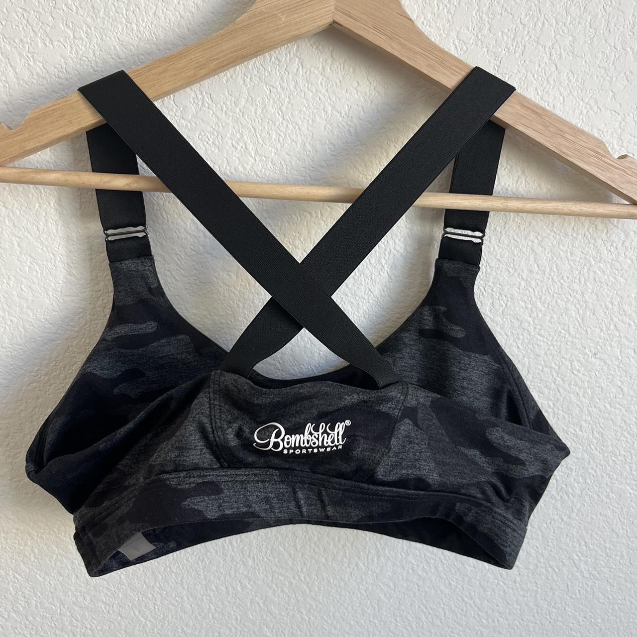 Bombshell sports bra size small in excellent conditions - Depop