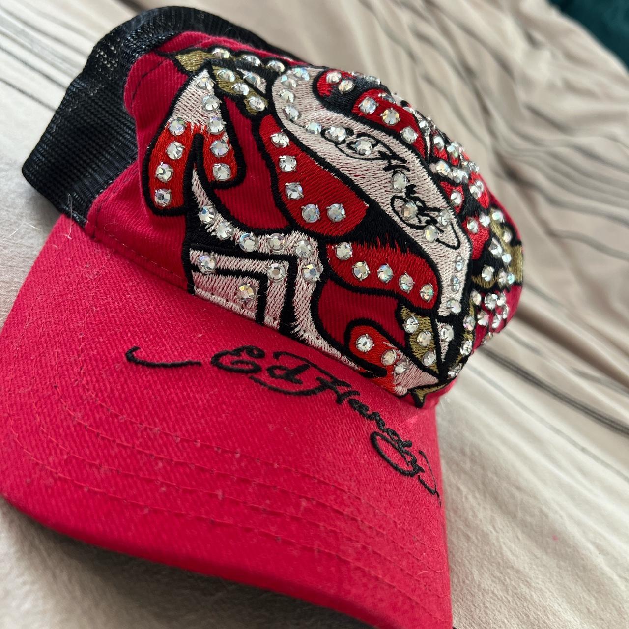 Authentic Ed Hardy Hat #EdHardy #Y2k #Y2kfashion - Depop