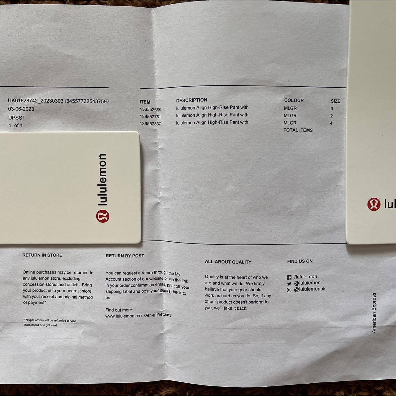 New With Tag Lululemon Align High-Rise Leggings... - Depop