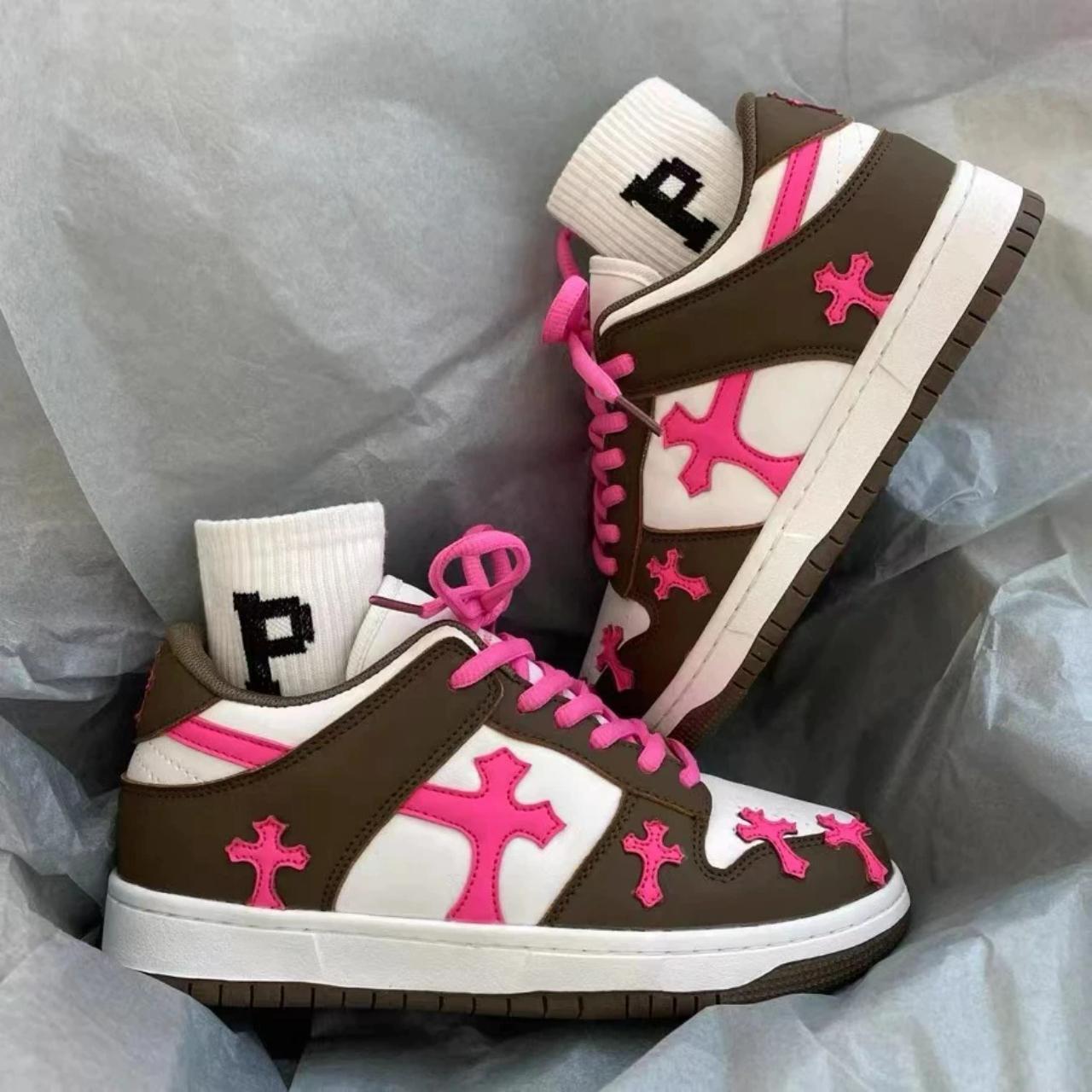 Y2k Sneakers Womens Vulcanize Shoes Brand Sewing Depop