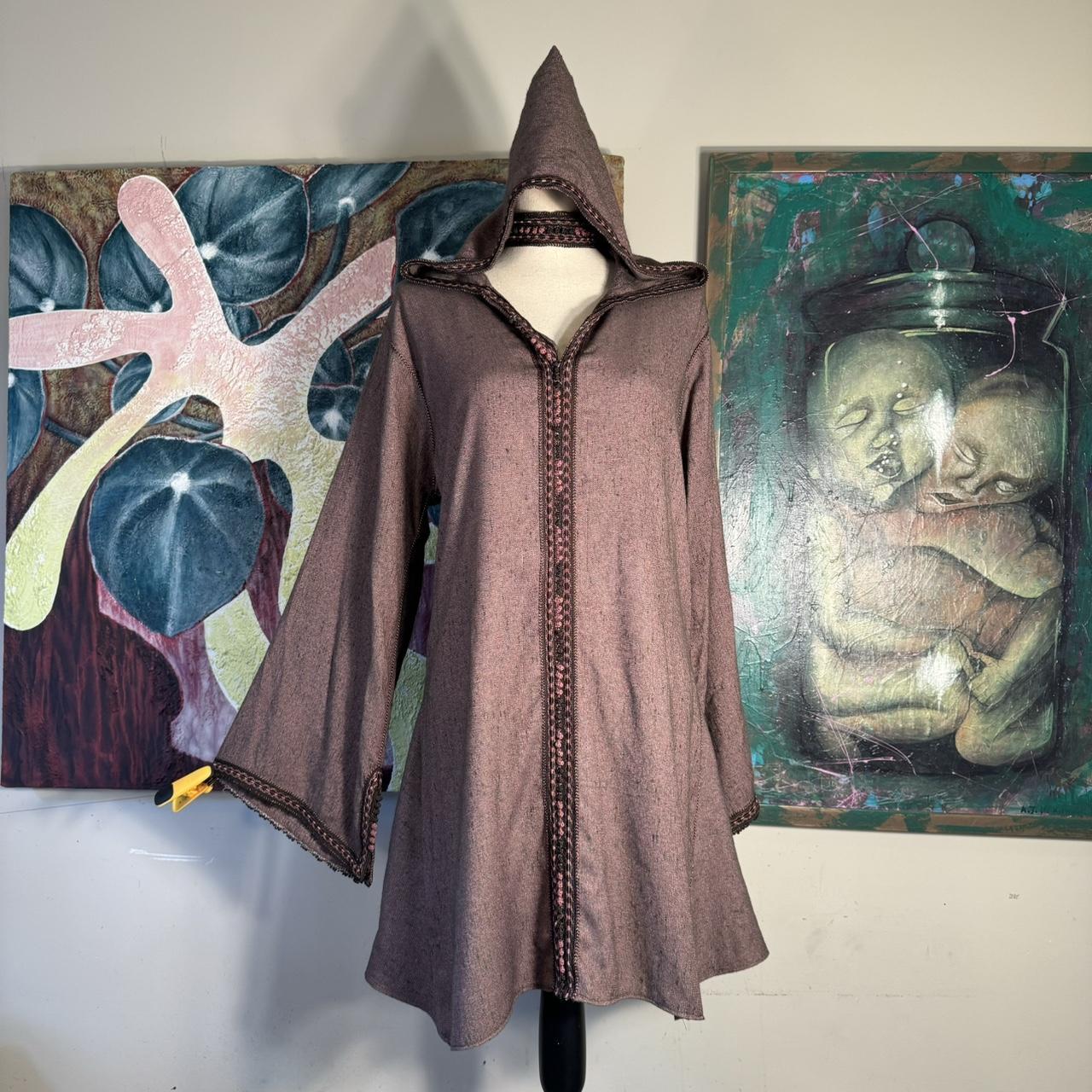 Upcycled/handmade witches robe! In excellent... - Depop