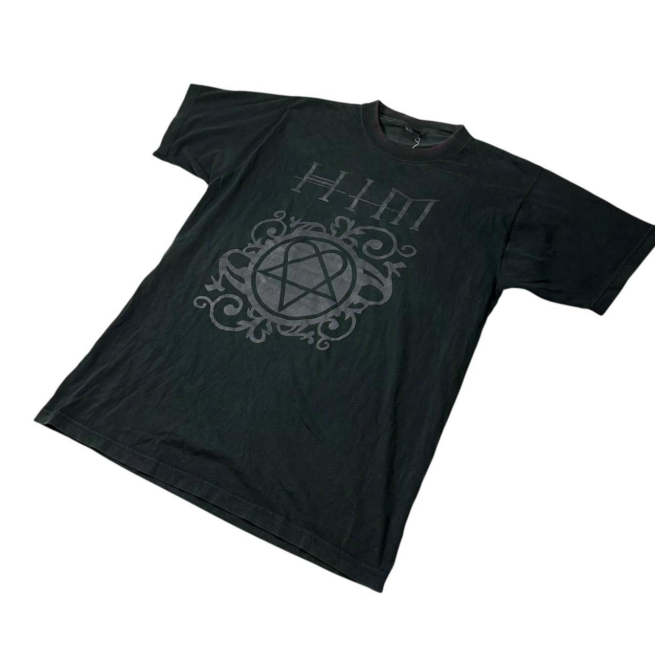 Vintage HIM Band Tee Size XL #Him #gothic #goth... | Depop