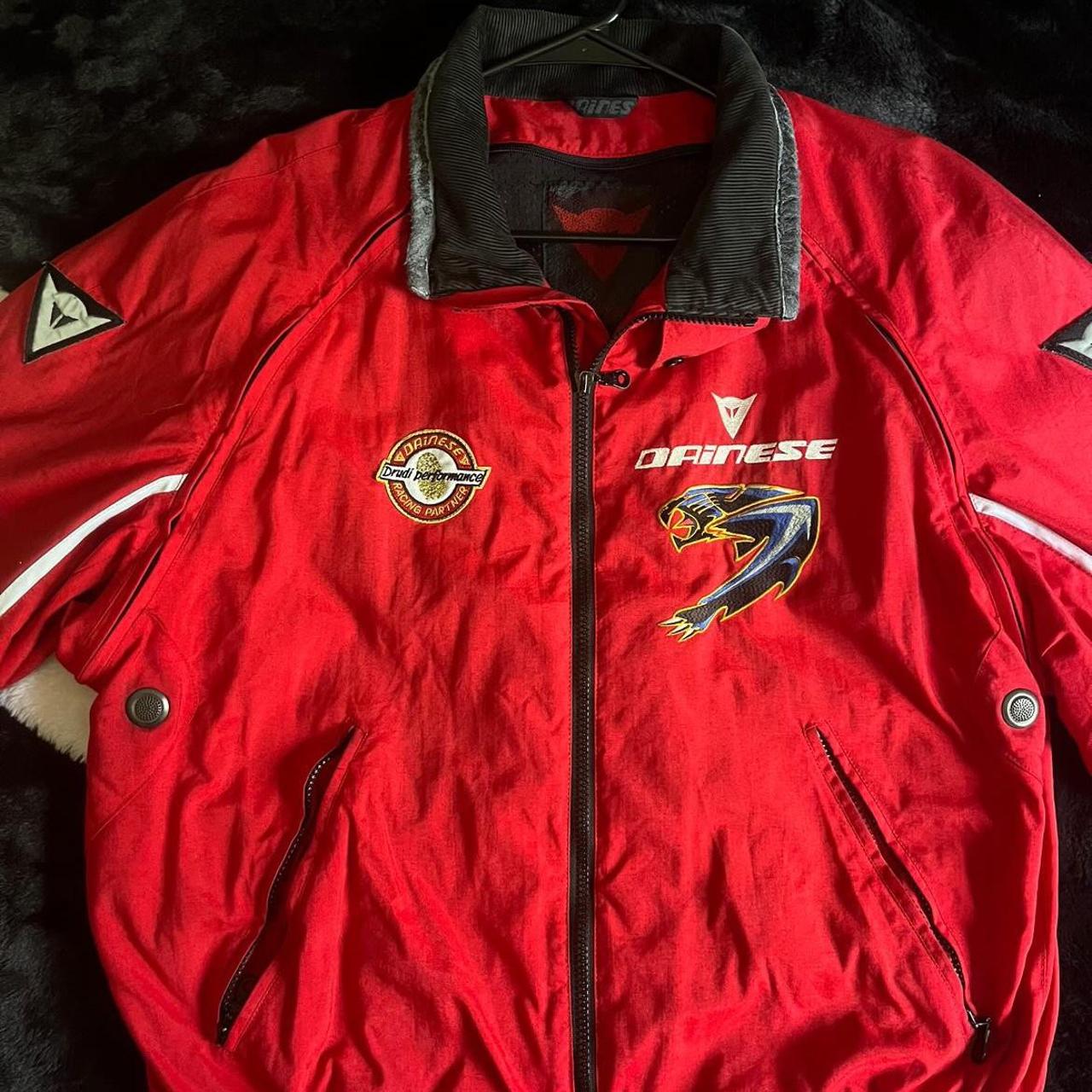 Dainese Racing Jacket, flawless condition, red, sz... - Depop