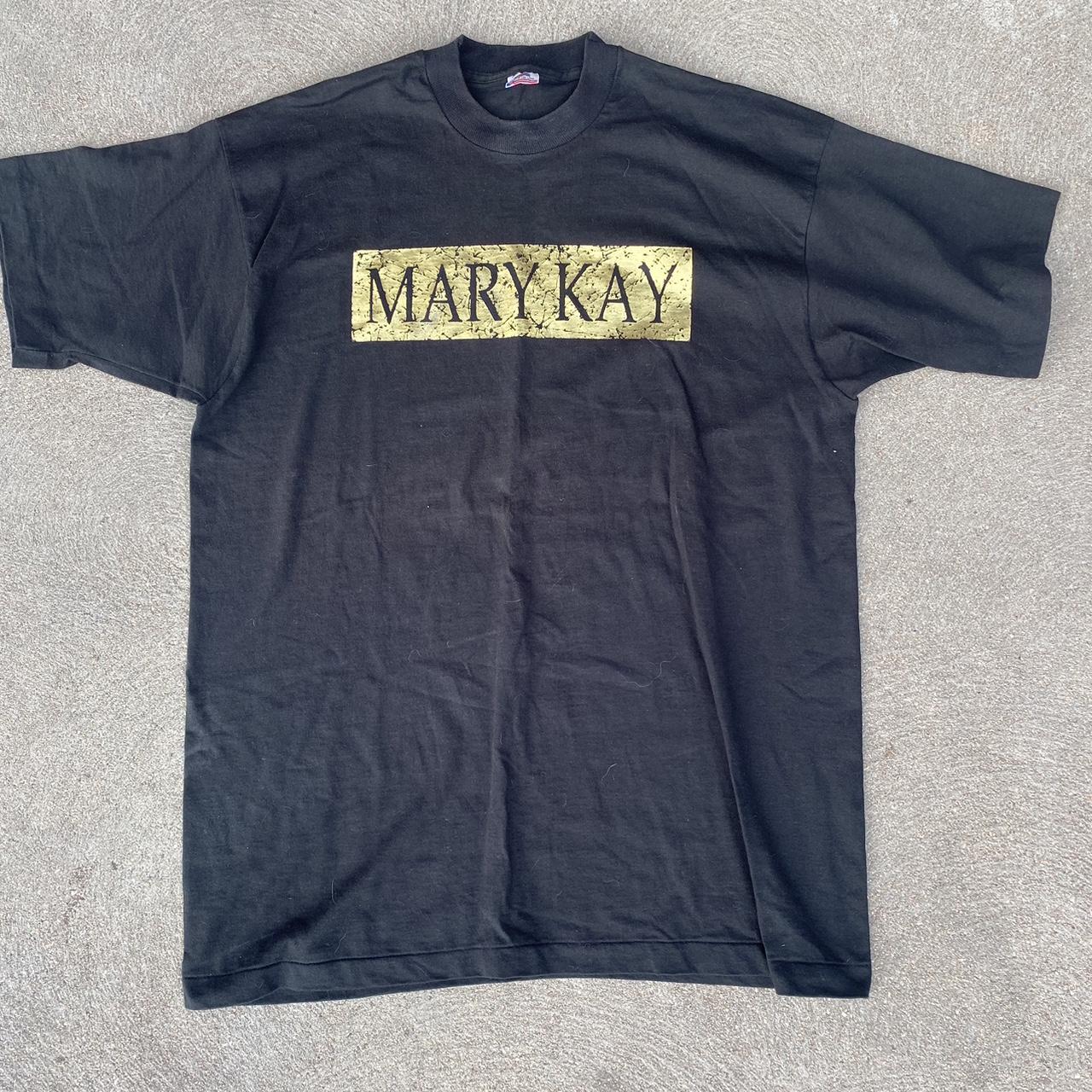 Vintage Single Stitch Mary Kay Tee Shirt • Size... - Depop