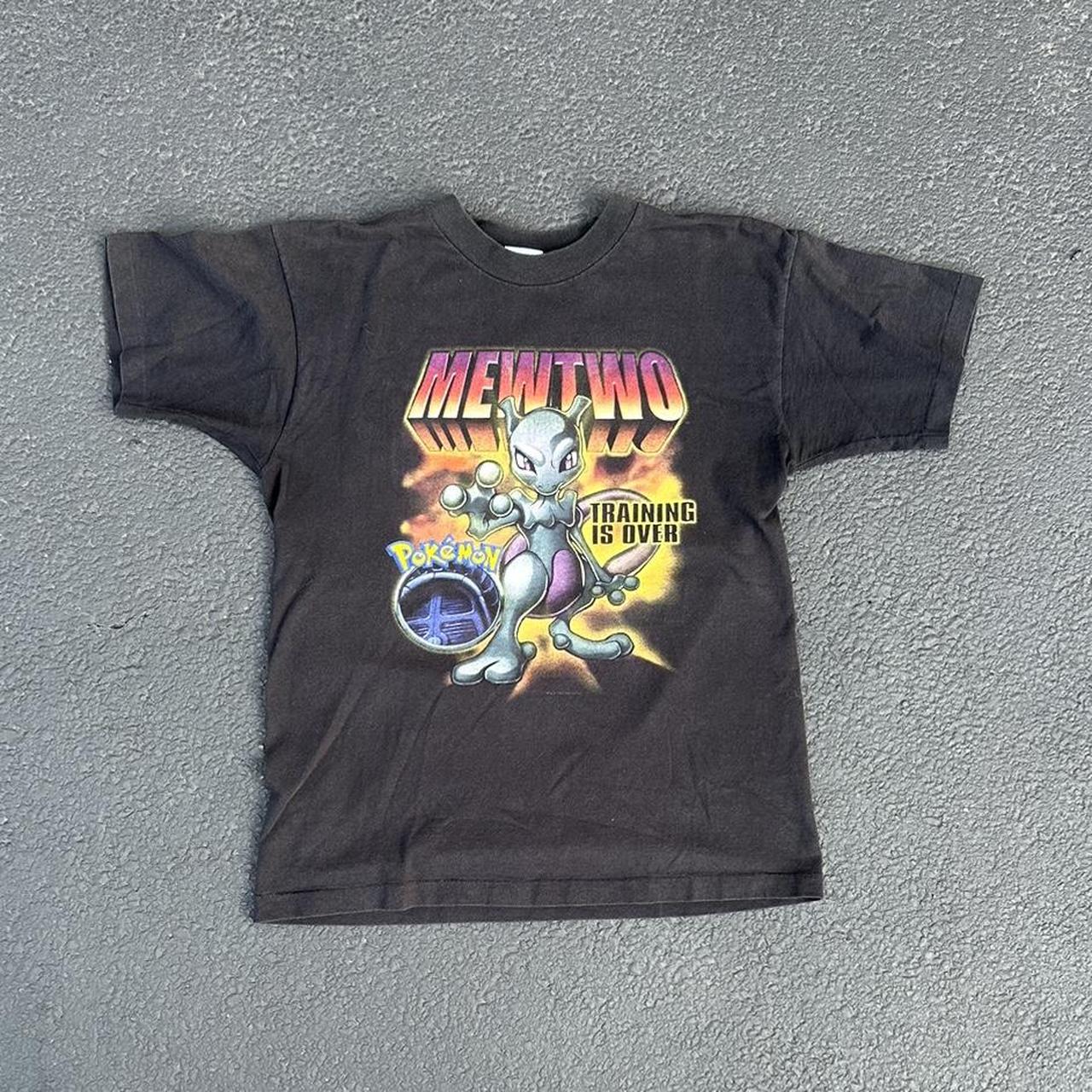 crazy mewtwo shirt 1999 + single stitch prob fits... - Depop