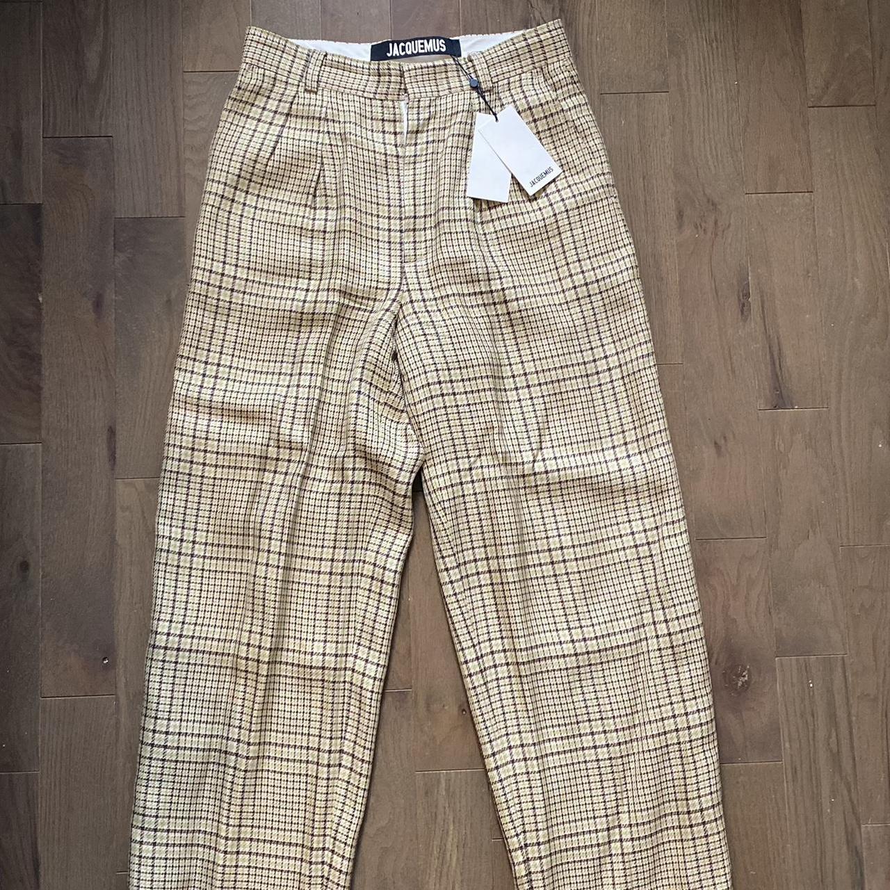 Jacquemus Green Check Le Pantalon Santon Trousers! ... - Depop