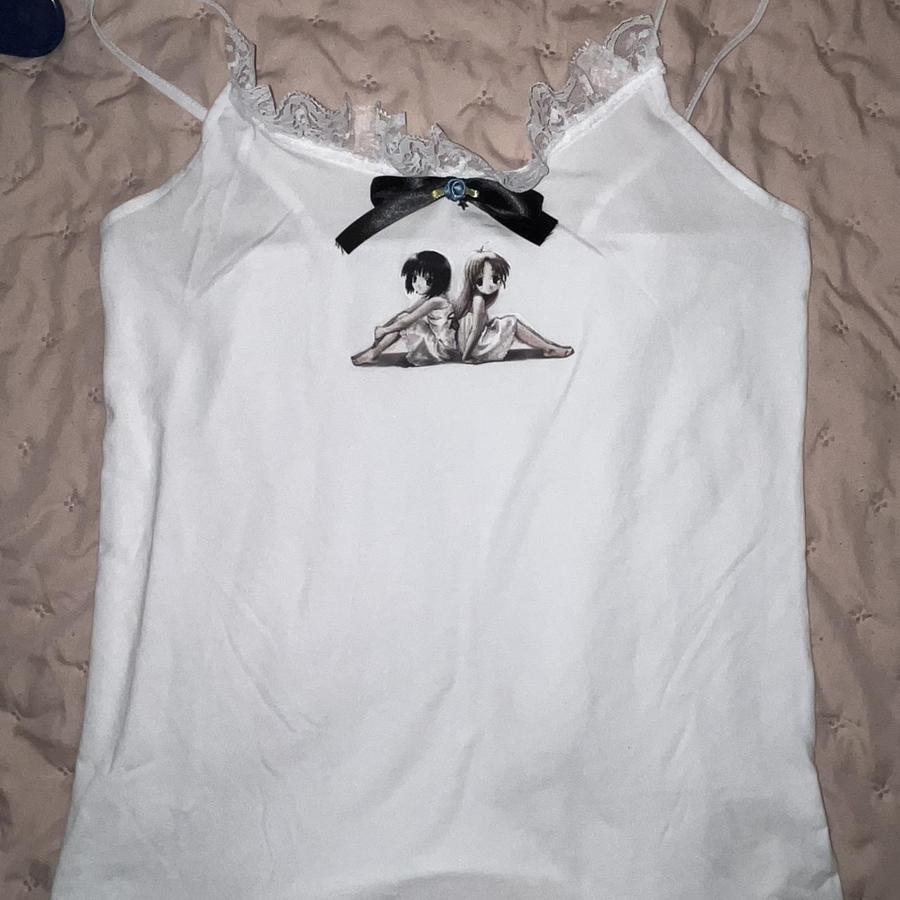 Super cute anime girl tank top Hello! This is up... - Depop