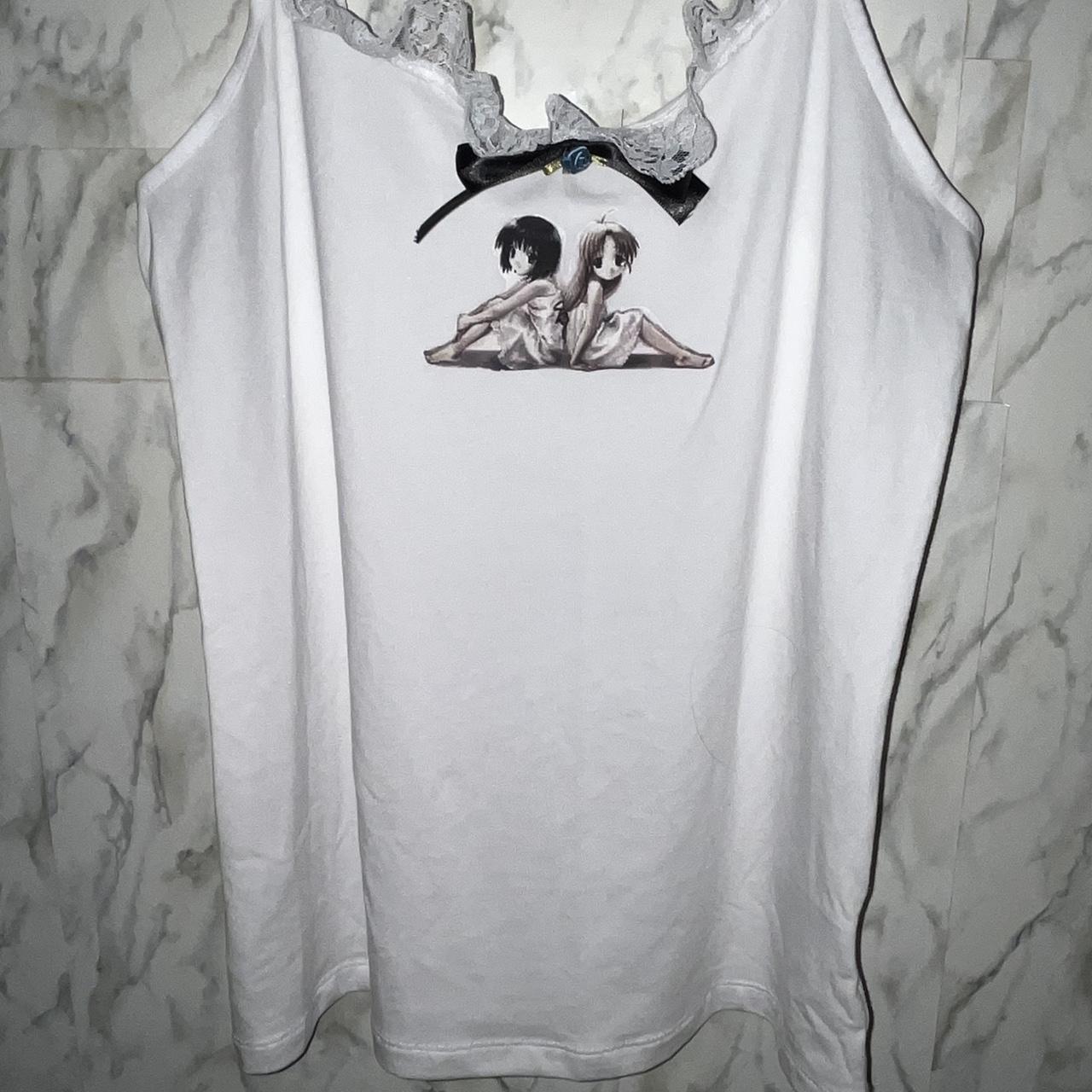 Super cute anime girl tank top Hello! This is up... - Depop