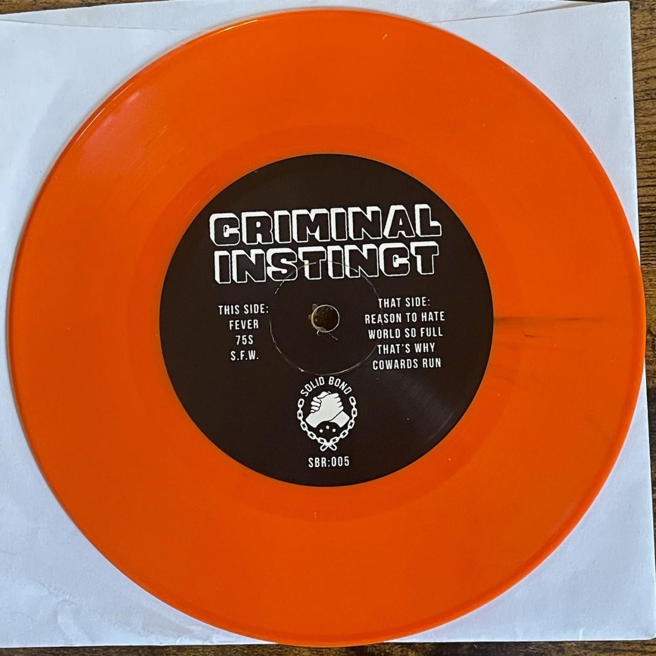 Criminal Instinct Fever 7" Orange... - Depop