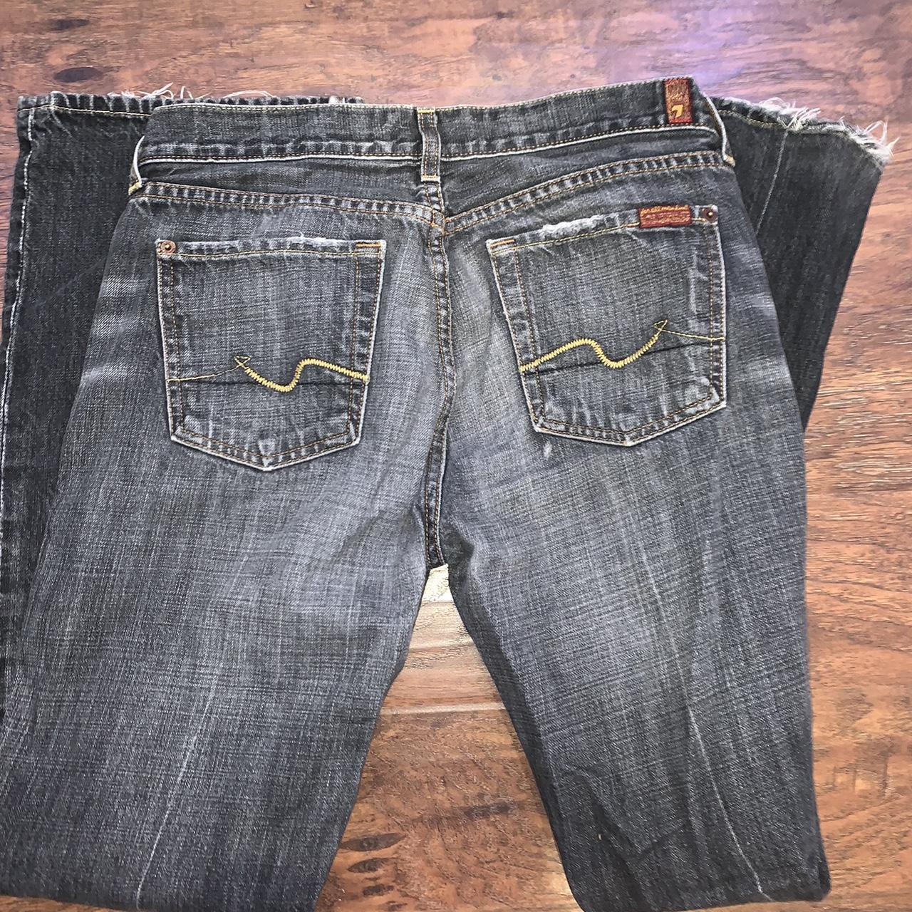 vintage 7 for all mankind bootcut jeans - Depop