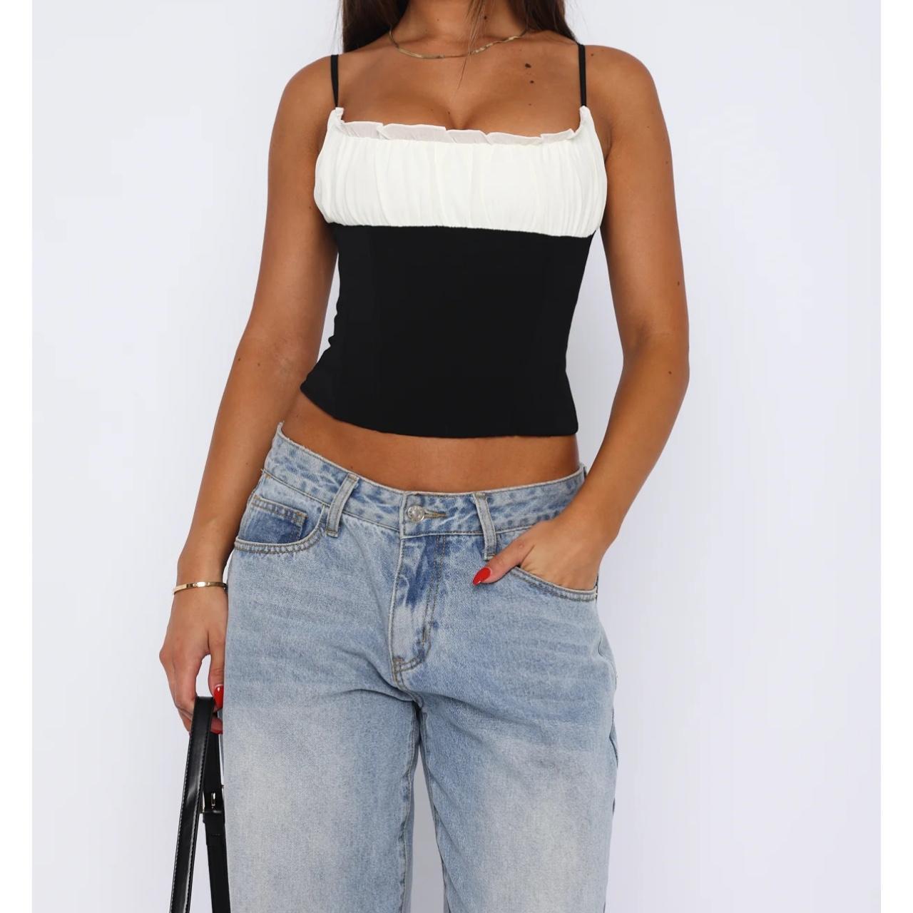 White fox crop - Depop