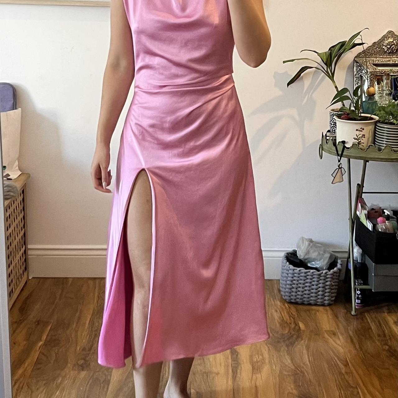 Pretty lavish pink dress Brand new with tags from... - Depop