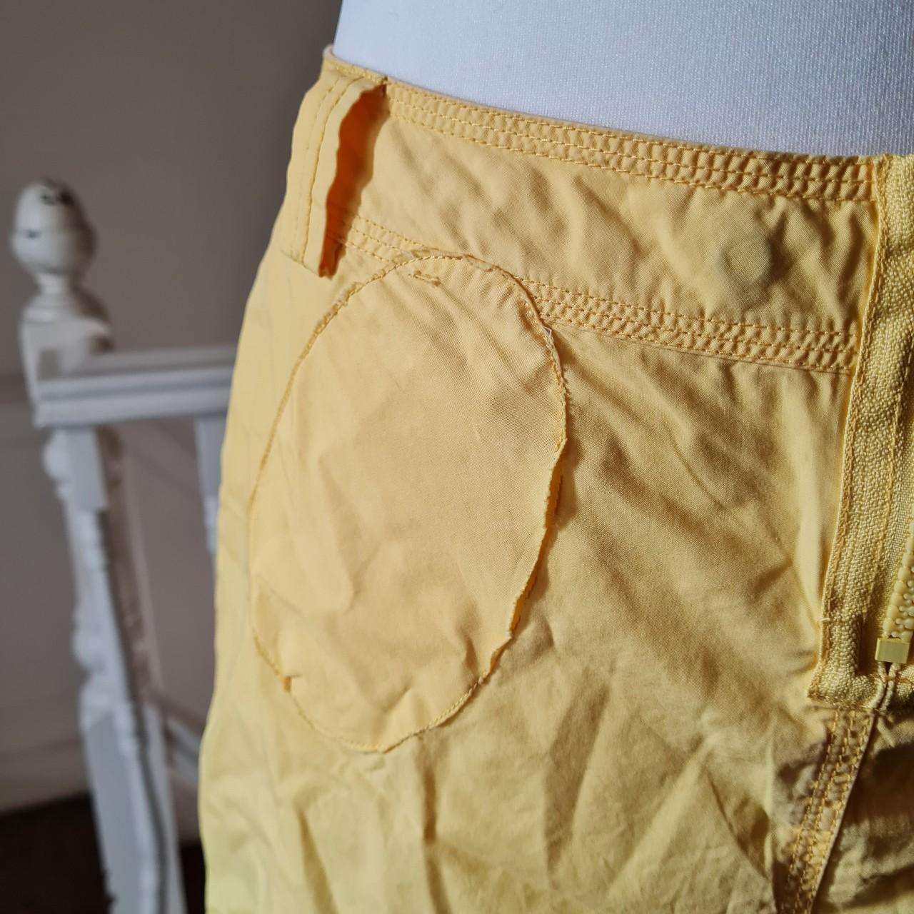 Vintage Miss Sixty skirt, a yellow micro mini with... - Depop