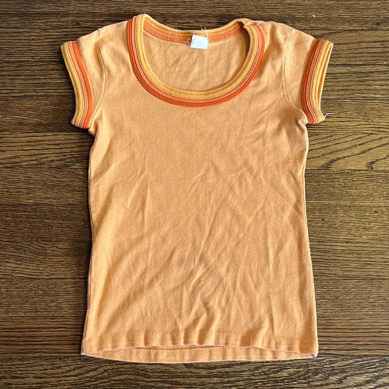 Vintage 70s ringer tee! SUPER insane vintage find!... - Depop