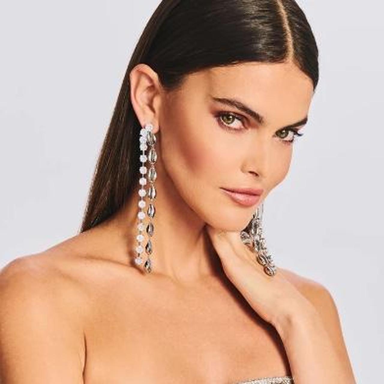 RETROFETE TYDE CRYSTAL SHELL DROP EARRING Retail:... | Depop