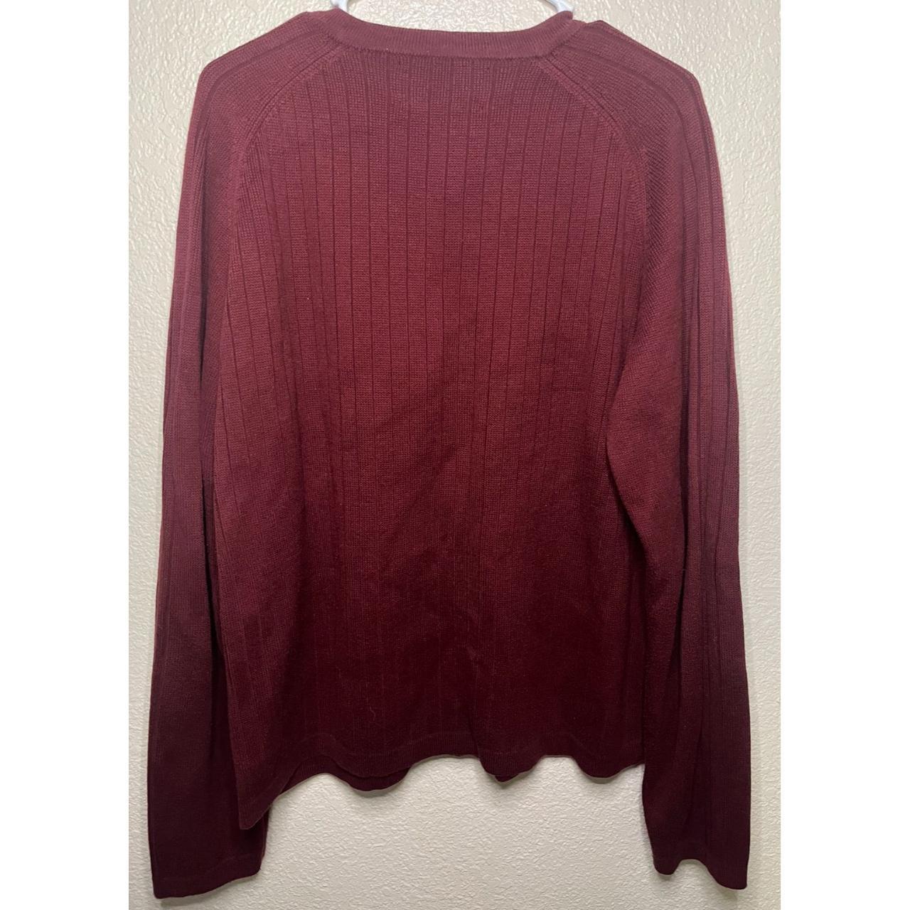 Vintage Abercrombie And Fitch Maroon Pullover... - Depop