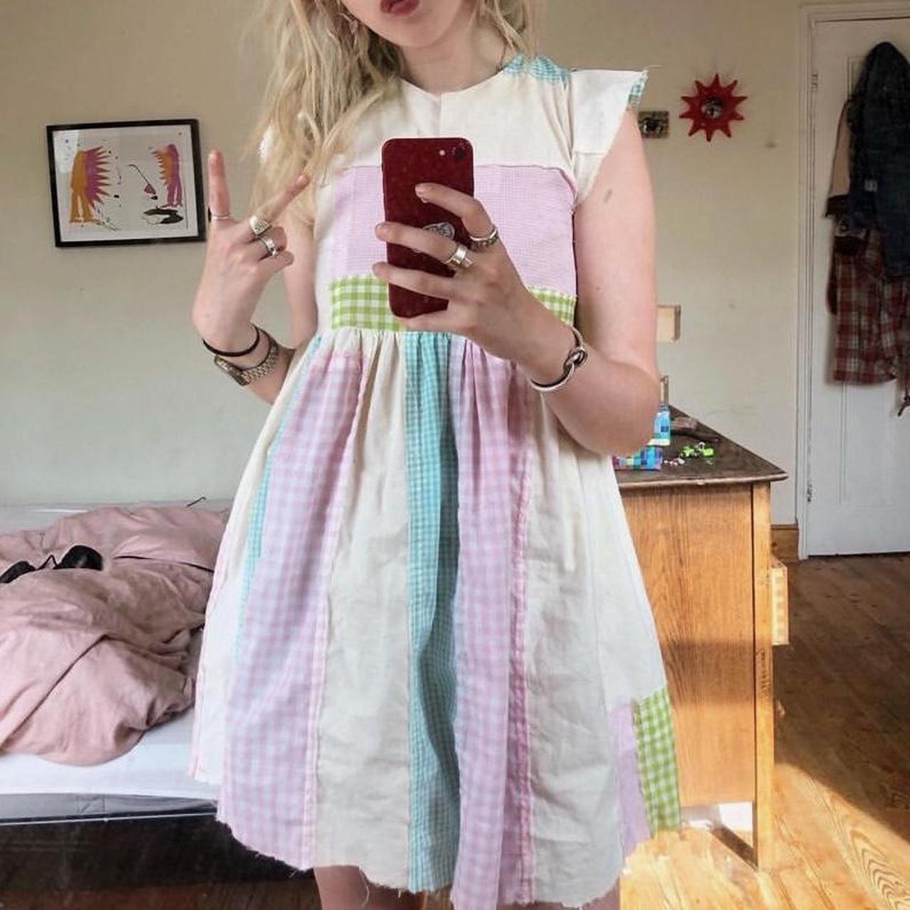 BEAUTIFUL handmade Hadley Clark gingham scrap mini... - Depop