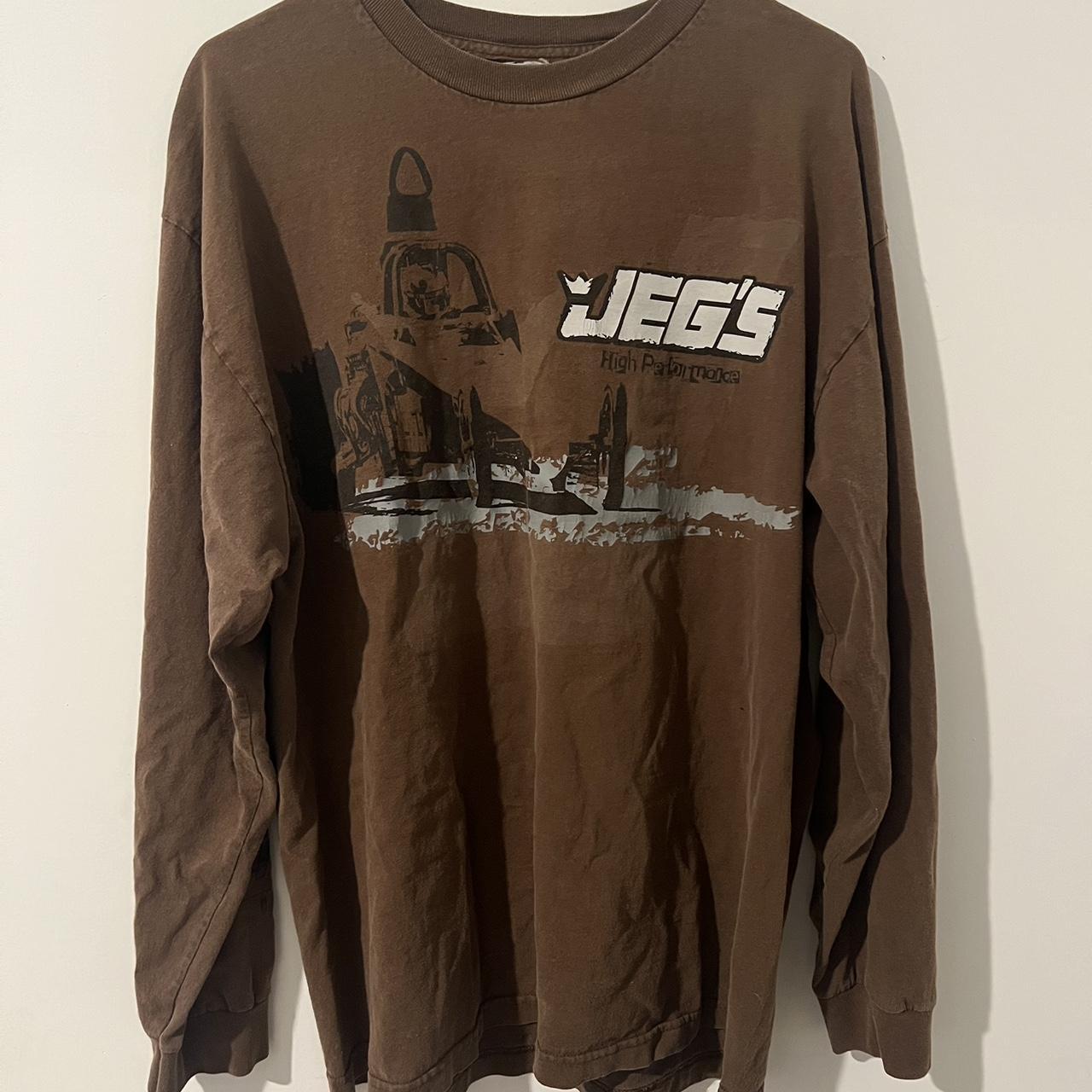 2000s jegs high performance long sleeve no tagged... - Depop