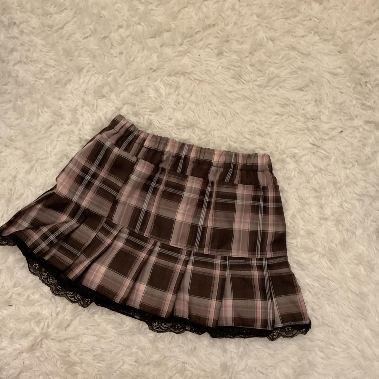 Y2k cute kawaii mini skirt cutecore kawaiicore... - Depop