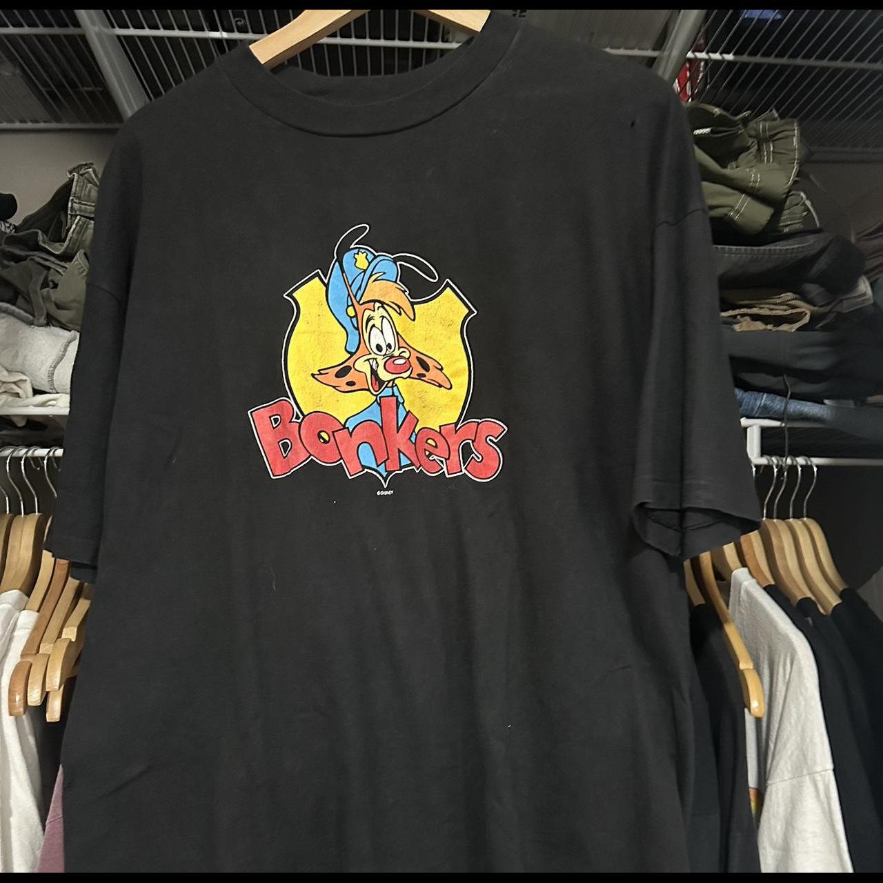 Vintage Disney 90s Bonkers cartoon tee shirt - Depop