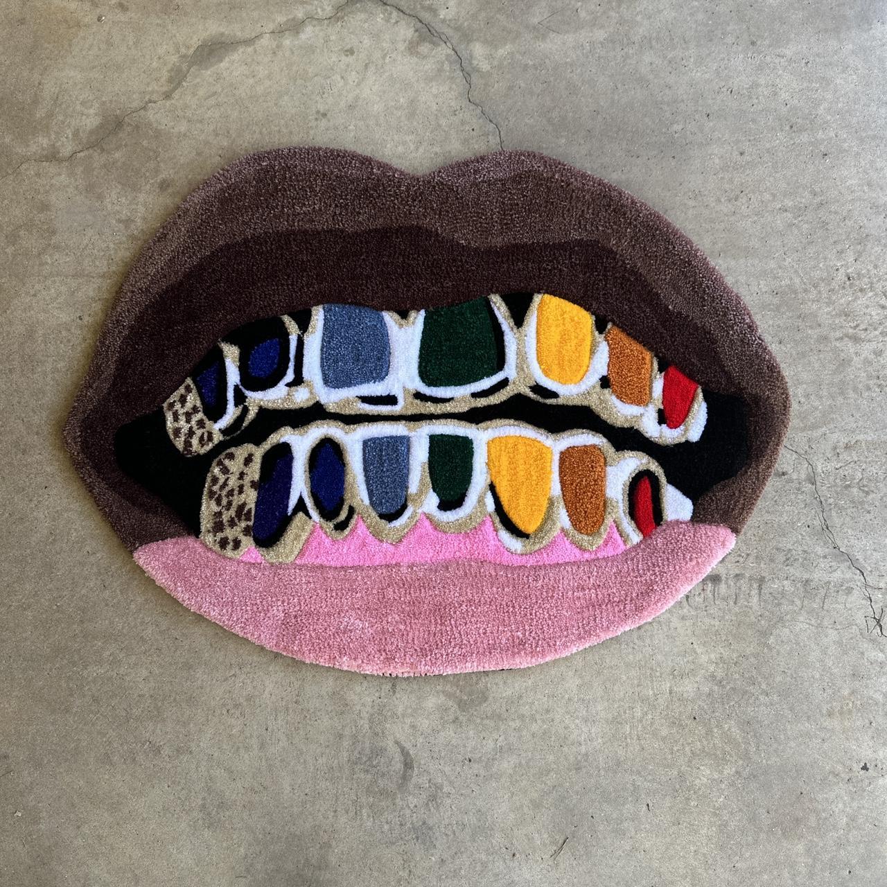 hand-tufted pharrell grill rug #tufted #tuft... - Depop