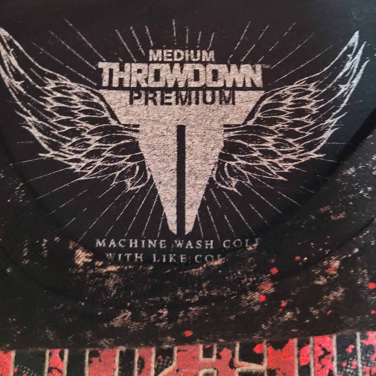 Medium Throwdown Premium Y2k type beat shirt with... - Depop