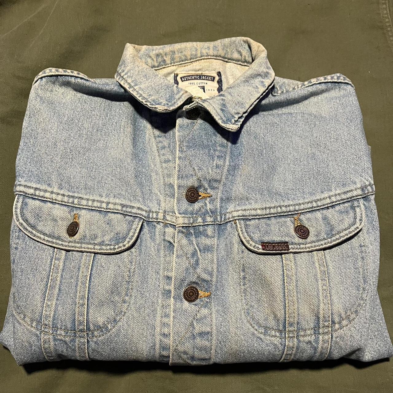 Vintage Lee HeavyWeight Jean Jacket #Lee #JeanJacket - Depop