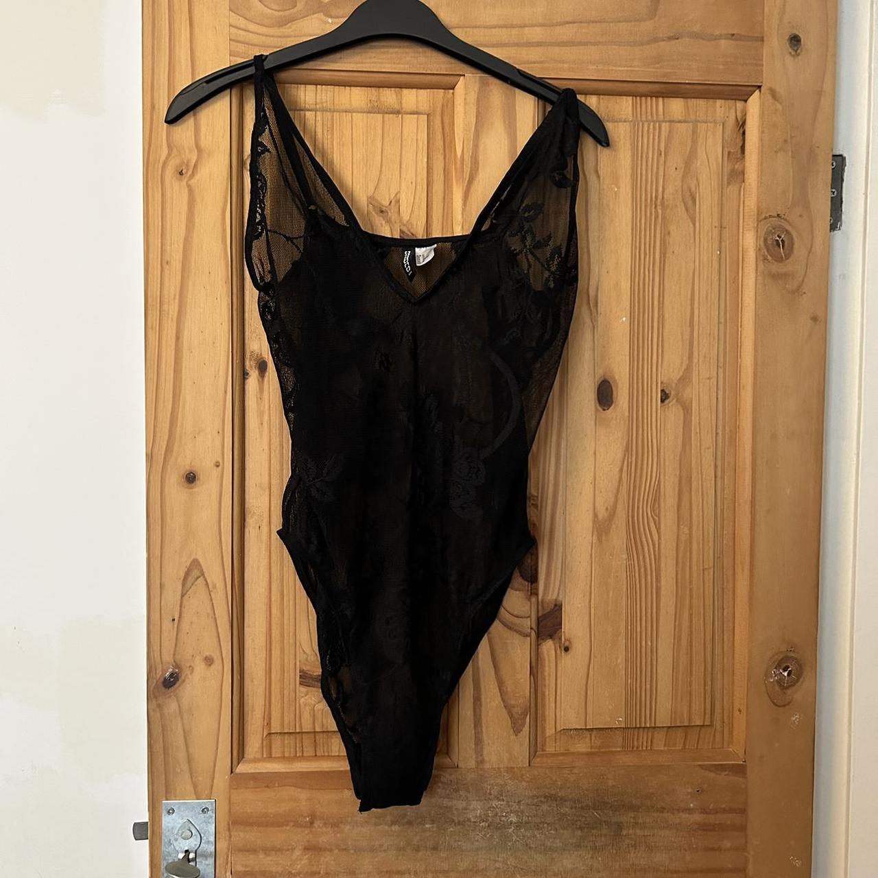 H&M body suit. Worn. Size medium. - Depop