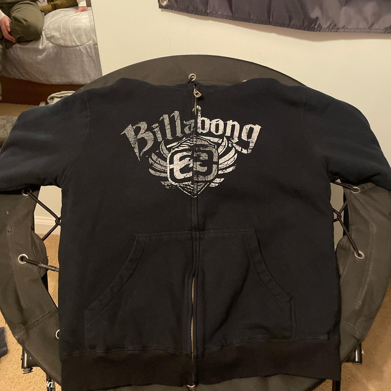 Billabong Men's Black Sweatshirt | Depop