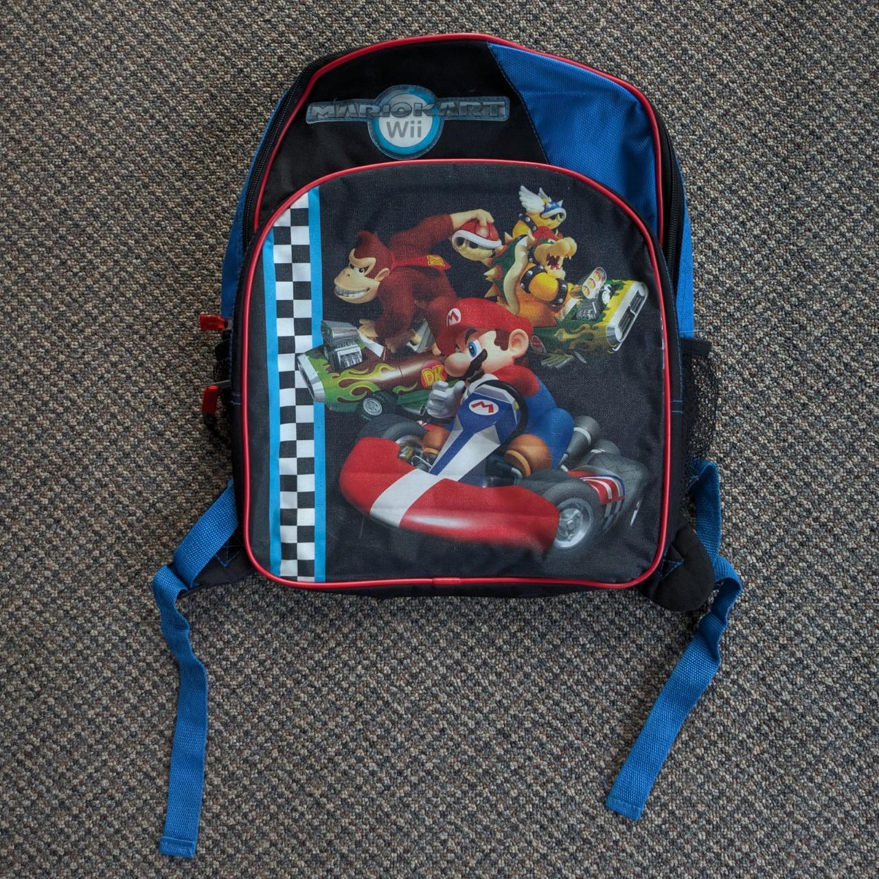 Mario Kart Wii official nintendo Y2k 2012 backpack... | Depop