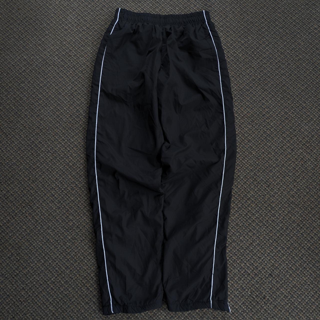 NBN Gear Y2k baggy double side stripe goth emo rave... | Depop
