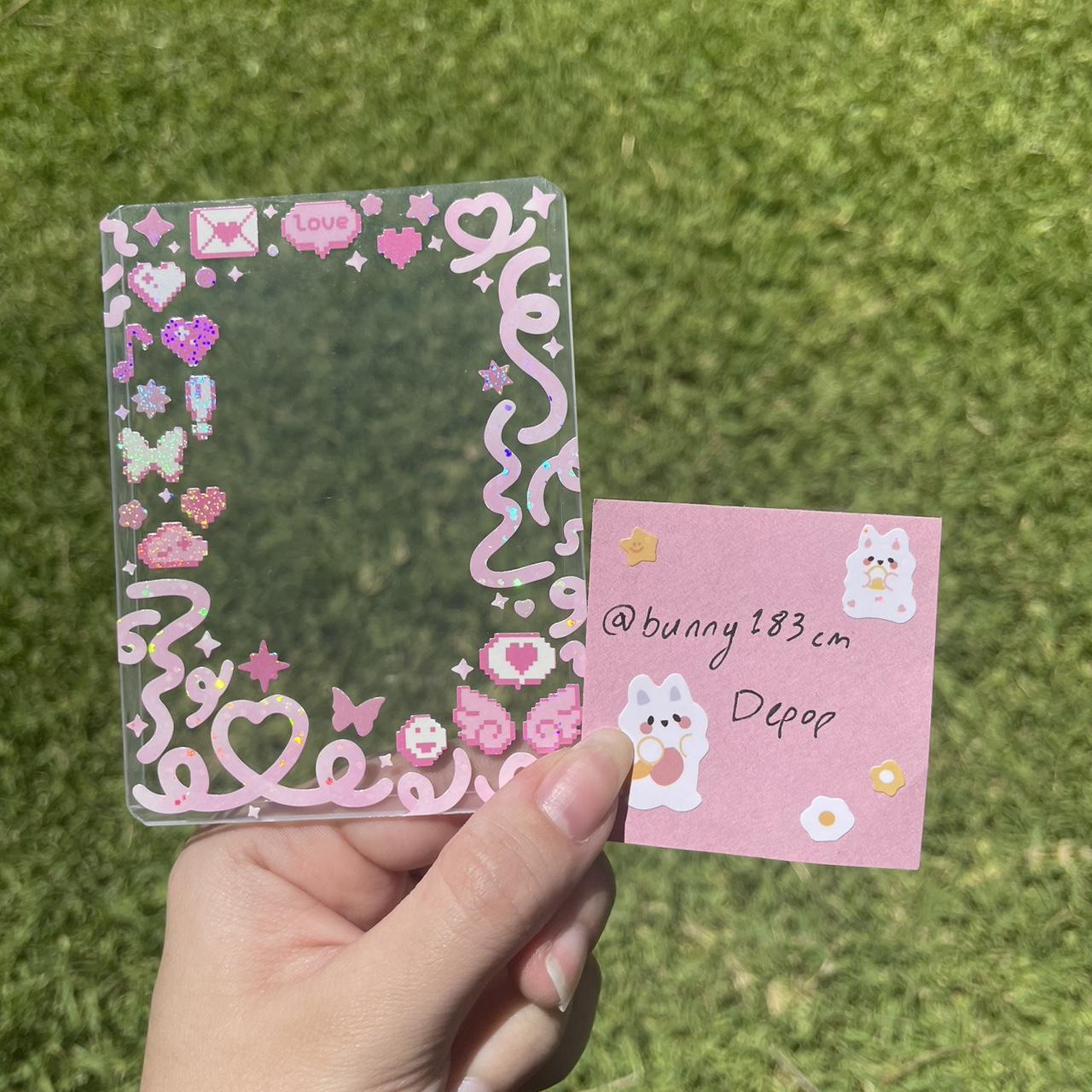 Deco Toploader - Pink theme ! Photocard not... - Depop