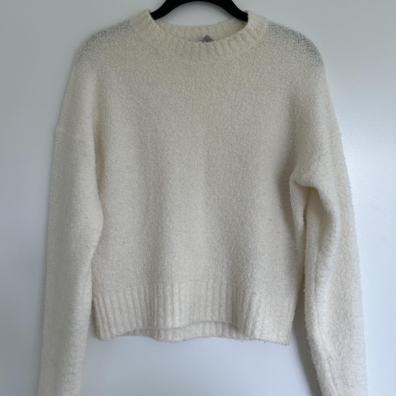 Cream wool basic sweater. Soft and really great... - Depop
