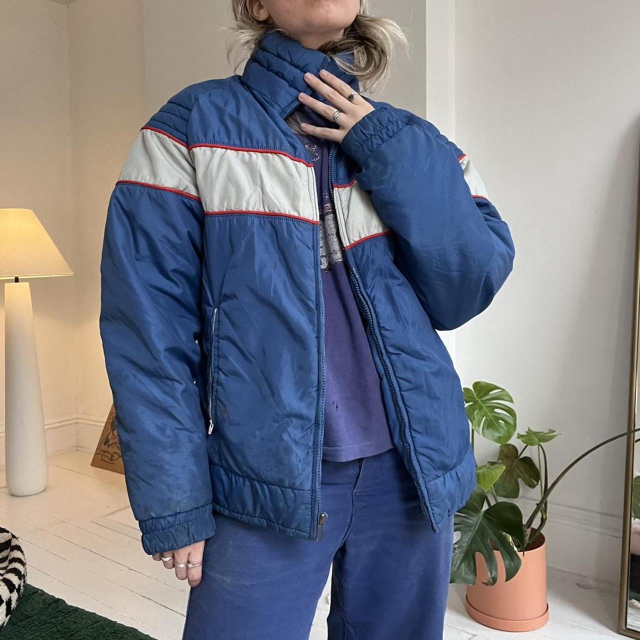 Vintage 80’s down puffer jacket coat (Large) USA - Depop