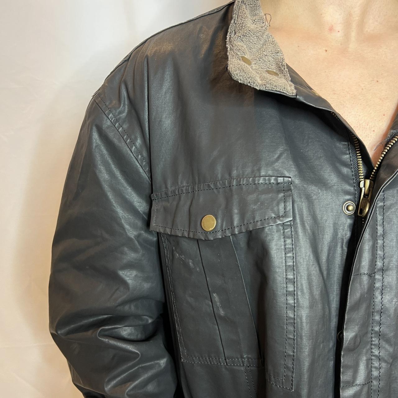 Oakman Vintage black trucker style jacket 🧥... | Depop