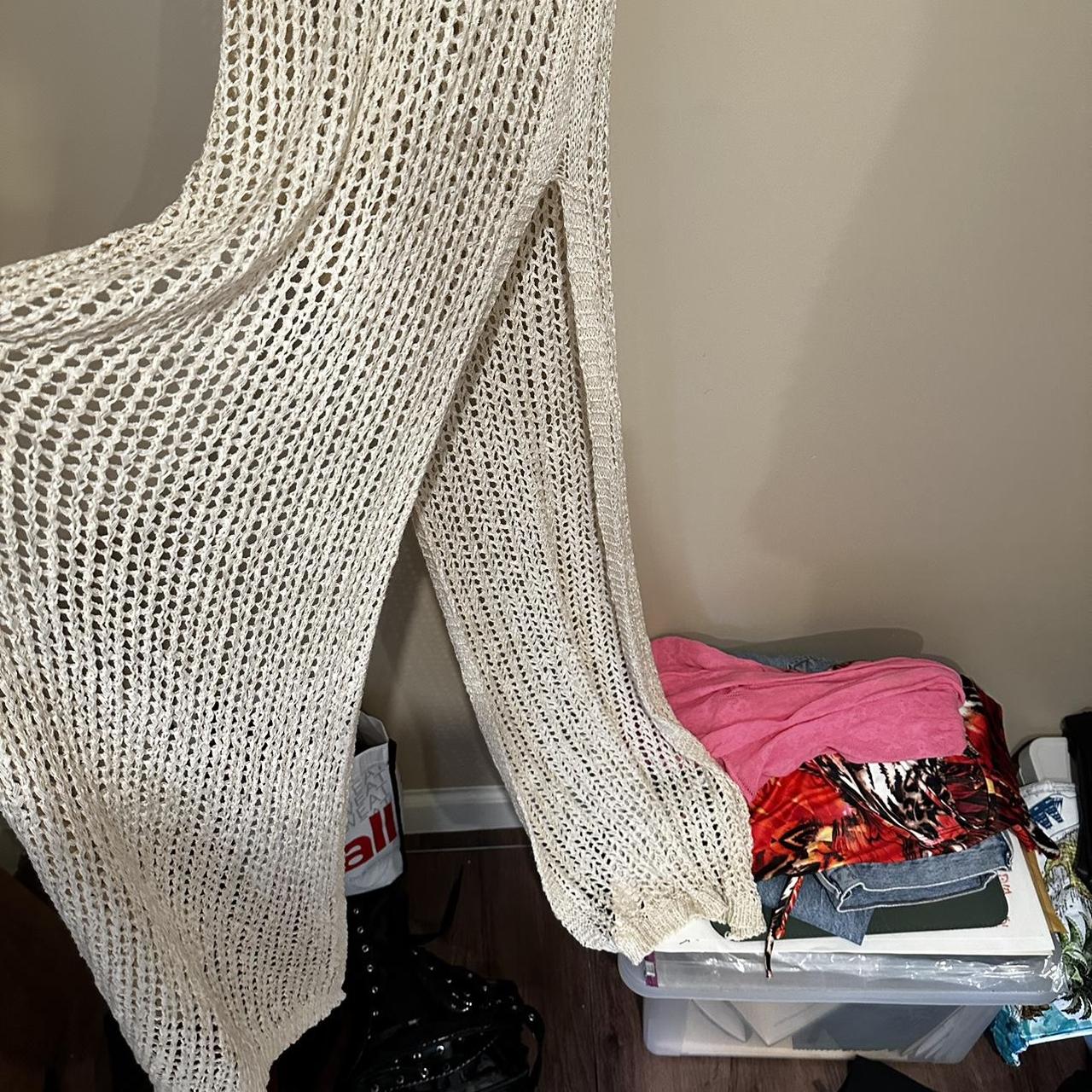 Fashion Nova Women's Cream and Tan Cover-ups | Depop