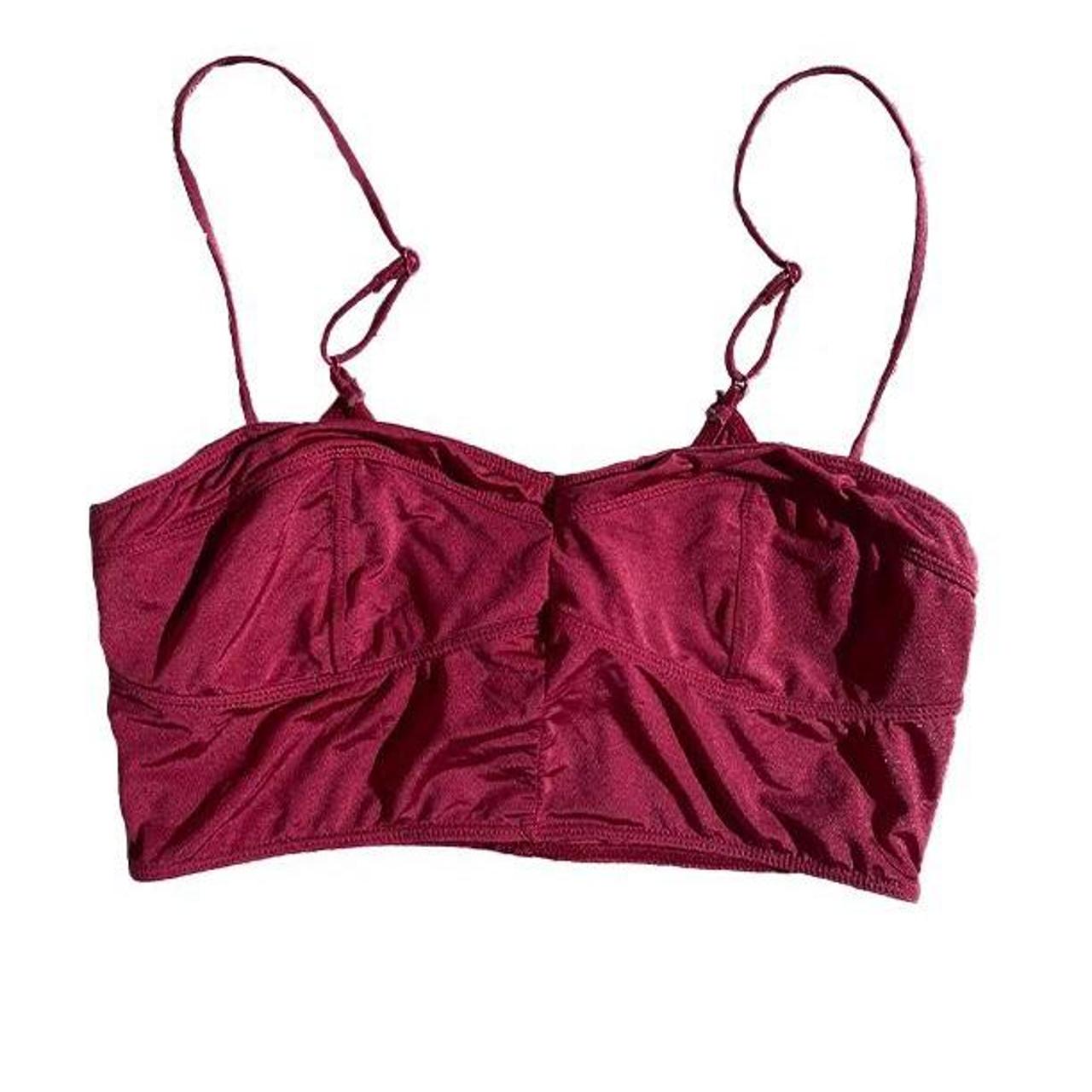 Urban outfitters dark red tank top size medium - Depop