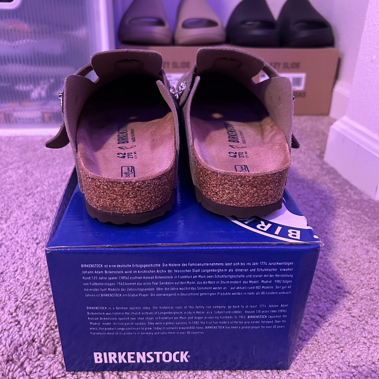 chrome hearts x birkenstock boston collab bought... - Depop