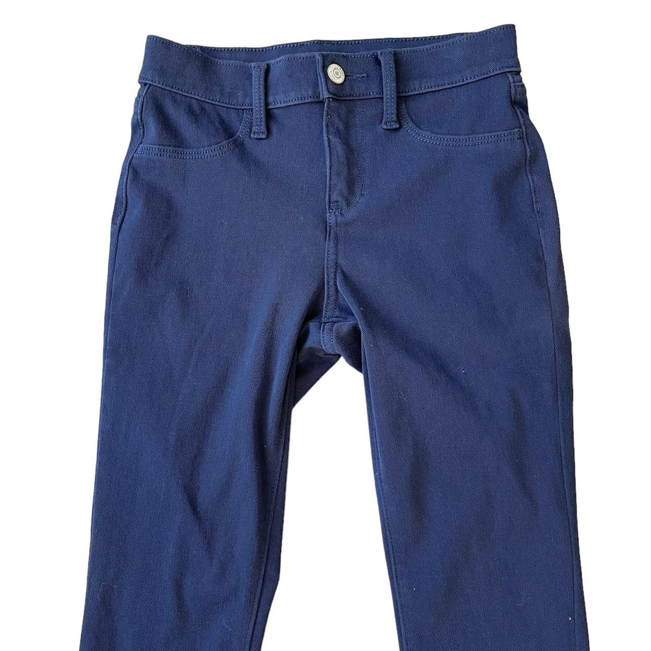 Girls 12 Old Navy Blue Stretch Ballerina Jegging... - Depop
