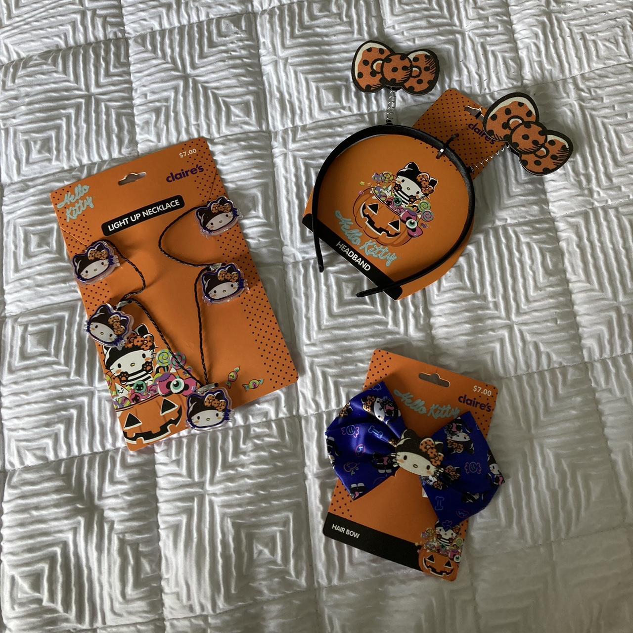 halloween hello kitty accessories bundle 🧡🖤 - Depop