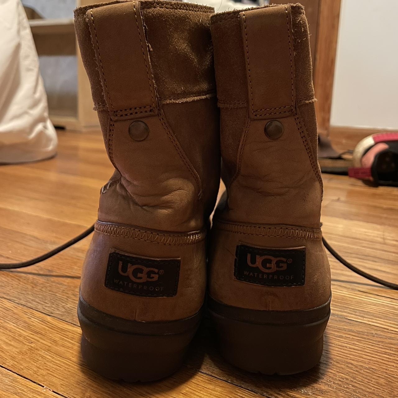 Fleece lined Ugg snow boots (Women’s 12) - Depop