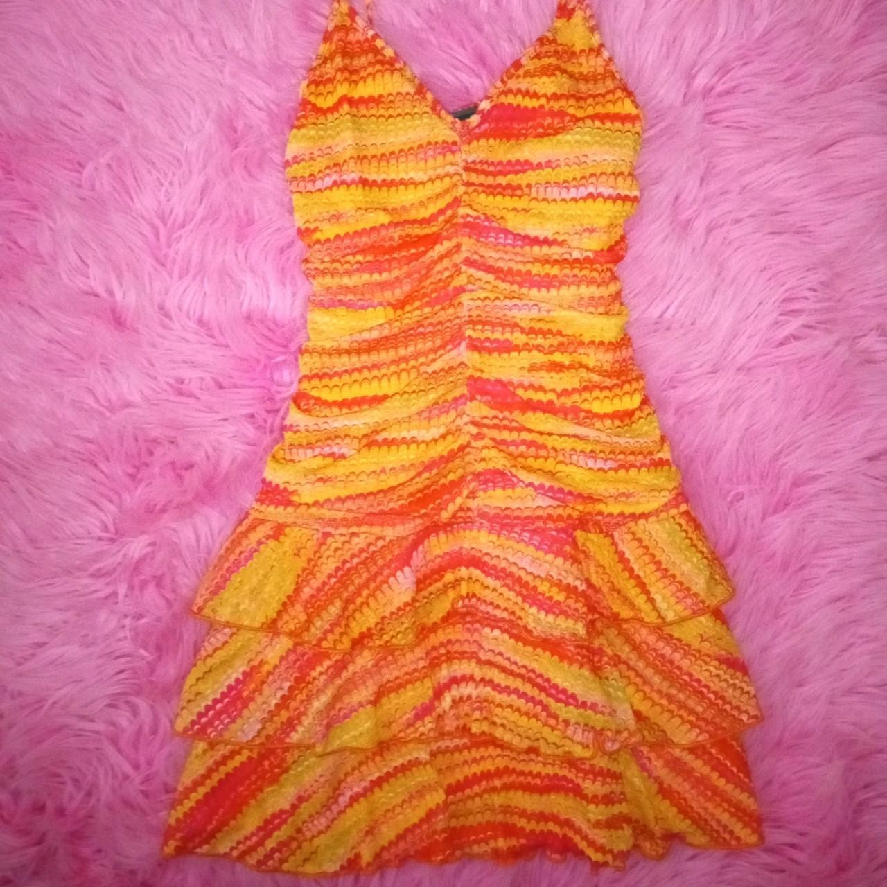 Gorgeous Layered Mini Summer Dress Gives Paris Depop