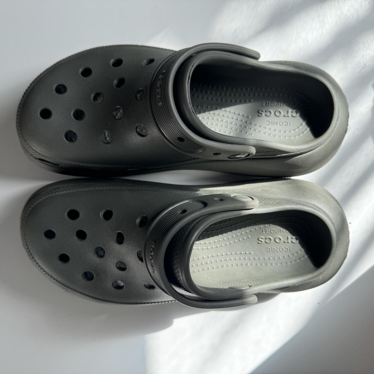 CROCS Crush Clog Olive Green Size: W6 or M8... - Depop