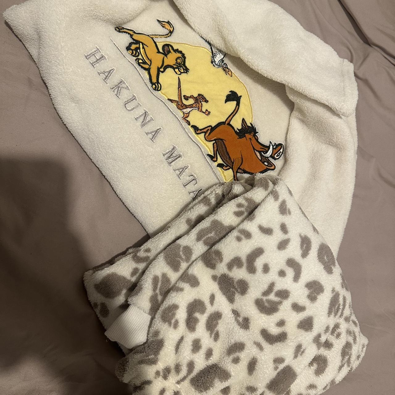 Primark lion king fluffy Disney pjs worn once like... - Depop