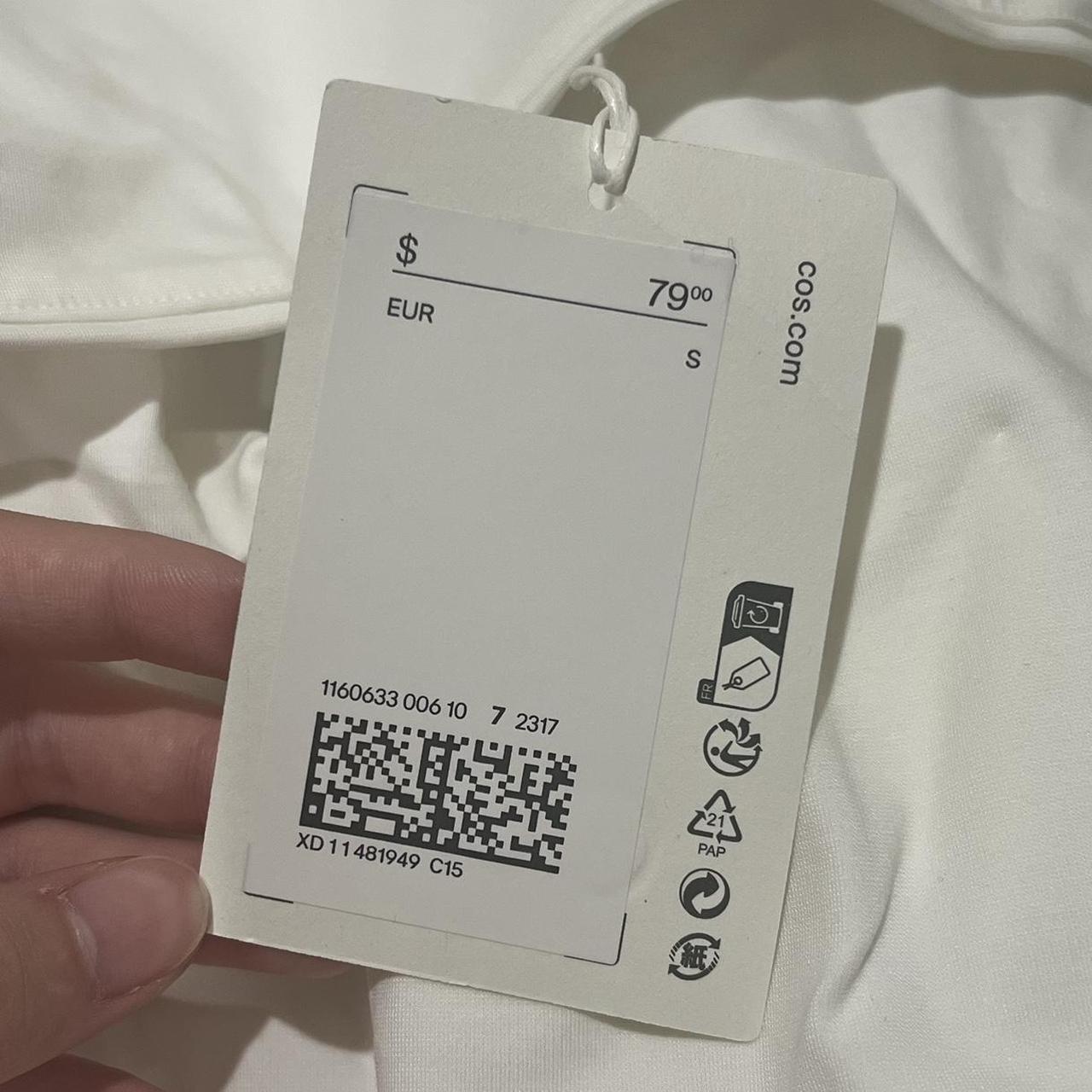 selling cos off the shoulder jersey top in size S!... - Depop