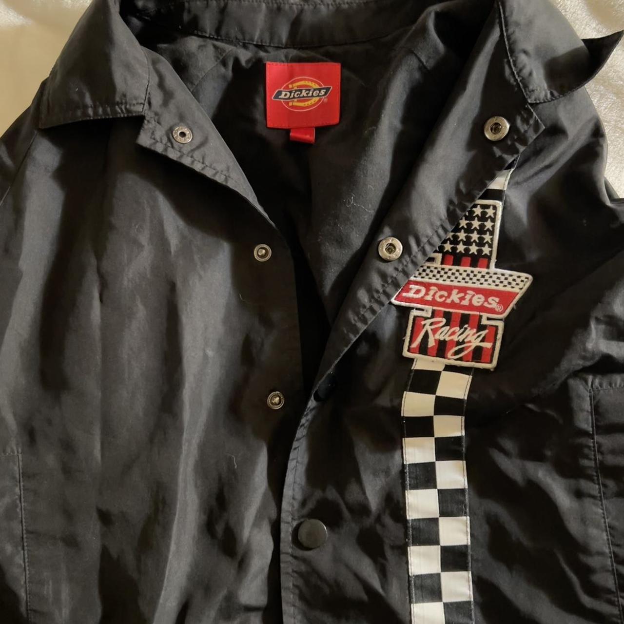 Dickies Women's Black and Red Jacket | Depop