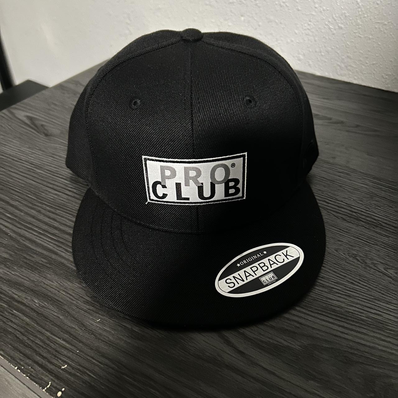 Black Pro Club snapback hat brand... | Depop