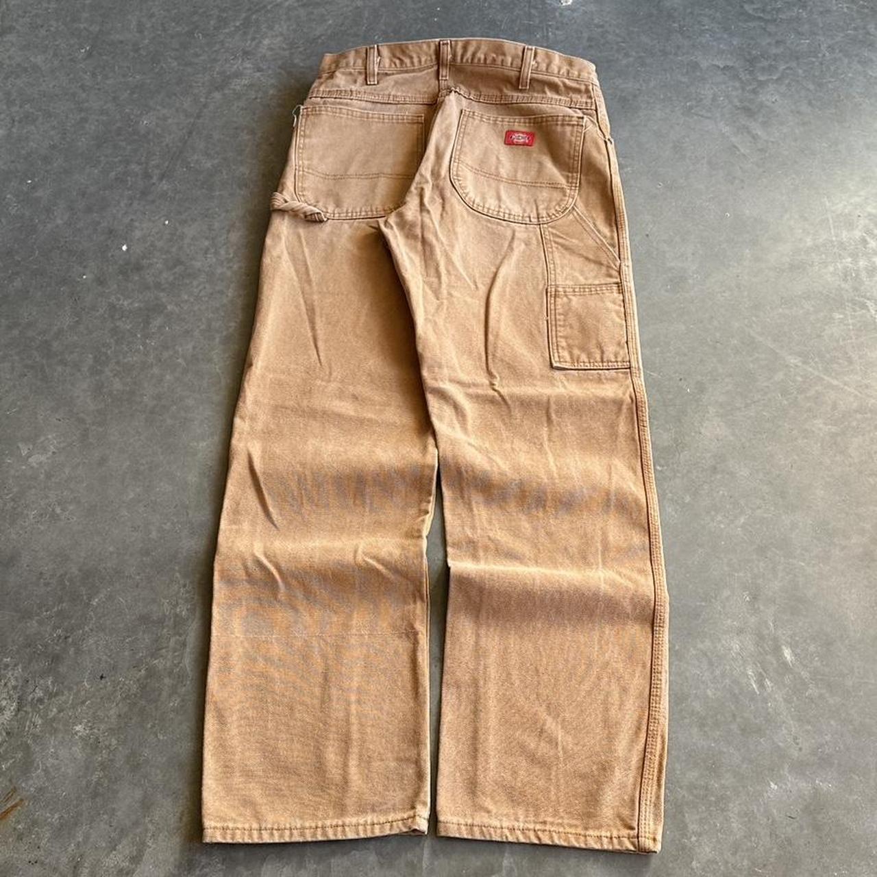 Tan Dickies Carpenter Pants - Waist 31" inseam 32"... - Depop