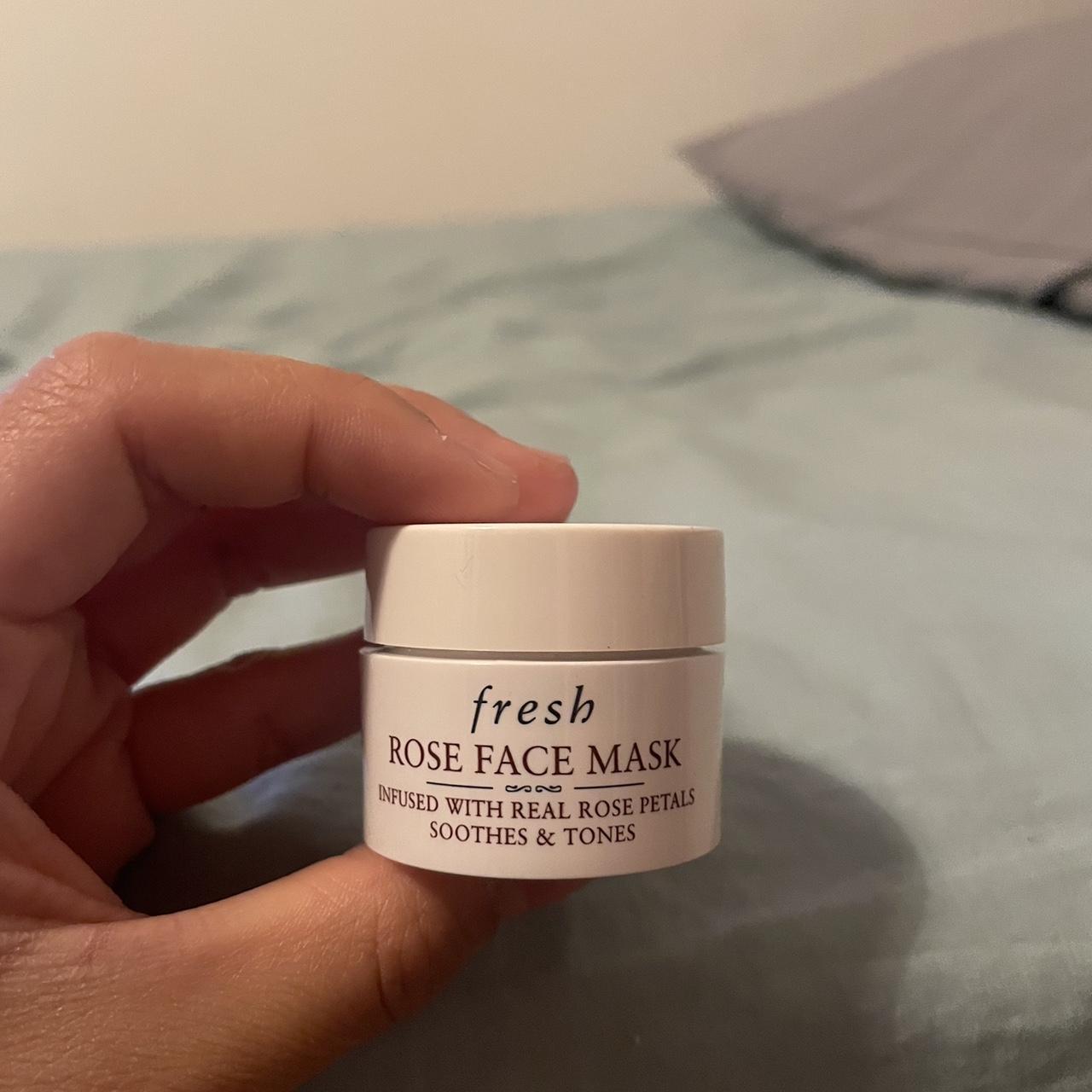 Fresh rose face mask mini travel size, never used - Depop